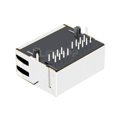 Cina LPJ21028CNL 10/100 Base-T senza LED Tab UP 1x2 Port RJ45 connettori femminili in vendita