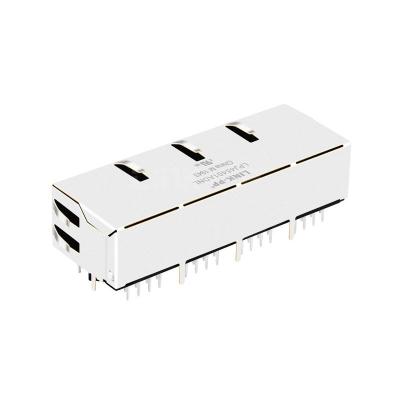 Cina WE 7499031120A Compatibile LINK-PP LPJ46401ADNL 10/100 Base-T 1x4 Port Ethernet RJ45 Mag Jack Tab Down LED giallo/verde in vendita