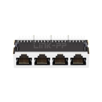 Cina YDS 64F-1301NW2NL Compatibile LINK-PP LPJG46801DNL 100/1000 Base-T senza LED Tab Down 1x2 Port Ethernet RJ 45 Connessione in vendita