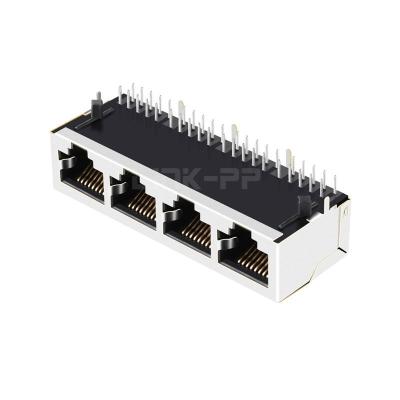 Cina YDS 64F-1301NW2NL Compatibile LINK-PP LPJG46801DNL 100/1000 Base-T senza LED Tab Down 1x2 Port Ethernet RJ 45 Connessione in vendita