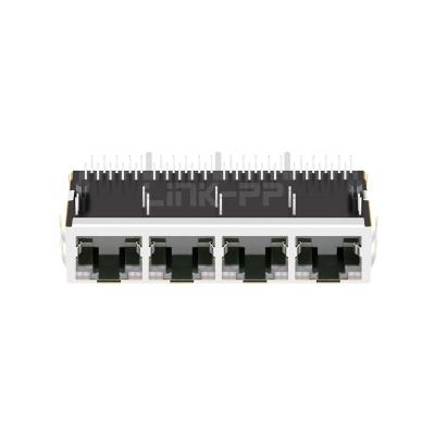 Cina Impulso JXG0-0098NL Compatibile LINK-PP LPJG49854A31NL 10/100/1000 Base-T Tab Up Orange&Green/Orange&Green LED 1x4 Port RJ45 Network in vendita