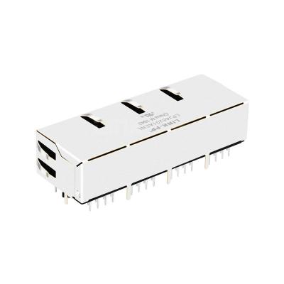 Cina LPJ46201AENL 10/100 Base-T Tab Down Verde/Giallo LED 1x4 Porta Ethernet RJ45 connettore in vendita