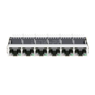 Cina Pulse JG0-0070NL Compatibile LINK-PP LPJG68837A63NL 1000 Base-T Tab Up Verde/Arancione&Verde LED 1x6 Port RJ45 connettore in vendita in vendita