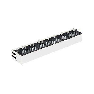Cina LPJ86404AENL 10/100 Base-T 1X8 Port RJ45 Jack Connector in vendita