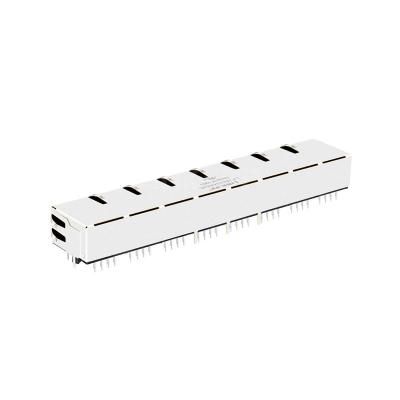 Cina LPJ86404AENL 10/100 Base-T 1X8 Port RJ45 Jack Connector in vendita
