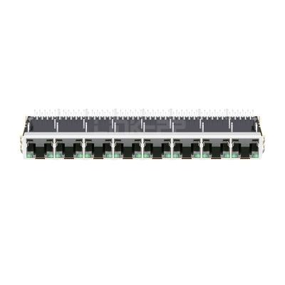 Cina Impulso JG0-0028NL Compatibile LINK-PP LPJG88851AWNL 1000 Base-T 1x8 Port RJ45 Ethernet MagJacks Tab Up Verde/Verde LED in vendita