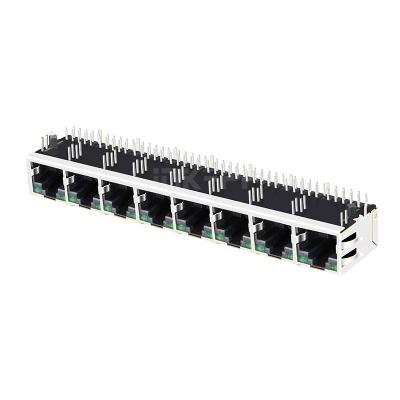 Cina Impulso JG0-0028NL Compatibile LINK-PP LPJG88851AWNL 1000 Base-T 1x8 Port RJ45 Ethernet MagJacks Tab Up Verde/Verde LED in vendita