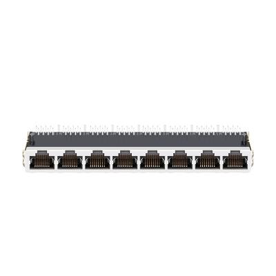 中国 LPJF86204CNL 10/100 ベース-T 1x8 ポート RJ45 ジャック 販売のため
