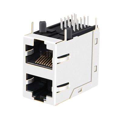 Cina LPJG17747CNL 100/1000 Base-T senza LED 2X1 Port RJ45 Jack femminile in vendita
