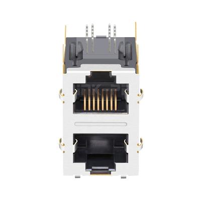 Cina 1840990-1 Compatibile LPJ17492CNL 2x1 Port integrato RJ45 MagJack 100 Base-T senza LED in vendita