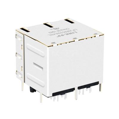 Cina LPJM9029A4NL 10G Base-T 2x2 Port RJ45 Ethernet MagJacks LED verde e giallo/verde e giallo in vendita