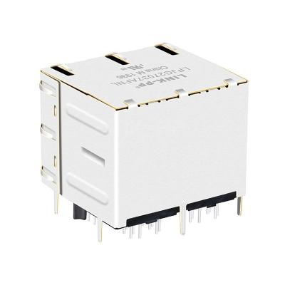 Cina LPJG27037AFNL 1000 Base-T 2x2 Port Jack modulare RJ45 in vendita