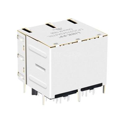 Cina LPJG27043A47NL 1000 Base-T 2x2 Port PoE+ RJ45 Jack modulare in vendita