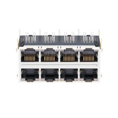 Cina LPJG47561A55NL 1000 Base-T Magnetics integrata 2x4 Port con connettore RJ45 in vendita