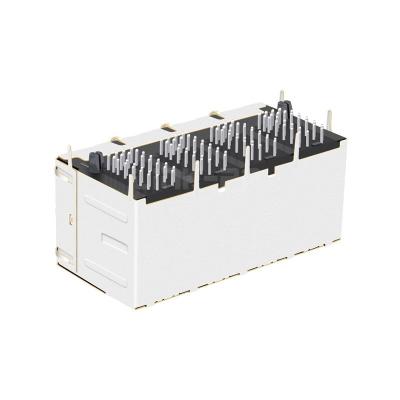Cina XFMRC XFGIGH-STKVDGY8-4 Compatibile LPJG47561AENL 1000 Base-T 2x4 Port rj45 Jacks 10p10c Verde/Giallo LED in vendita