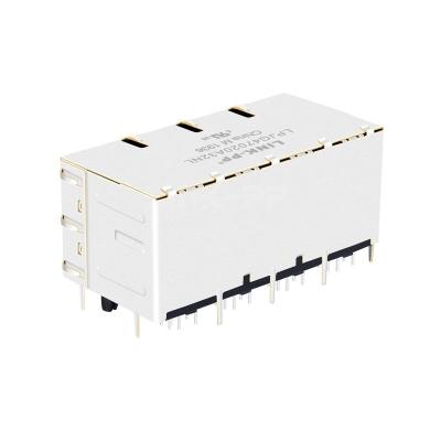 Cina LPJG47020A32NL 1000 Base-T Magnetics integrati 2x4 Port RJ45 8 Pin Connector in vendita