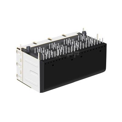 Cina Pulse JX20-0254NL Compatibile LINK-PP LPJ47335A48NL 10/100 Base-T Verde&Arancio/Verde&Arancio Led 2x4 Port RJ45 Connector Ethernet in vendita