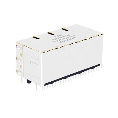 中国 Belfuse 0811-2X4R-28-F コンパティブル LINK-PP LPJ47212CNL 10/100 ベース-T 無 LED 2x4 ポート 8P8C RJ45 コンネクタソケット 販売のため