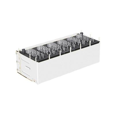 中国 LPJG67537A8NL-2 1000 ベース-T 2x6 ポート ギガビット イーサネット 8 コア 非 PoE シングル ポート RJ45 接続器 販売のため