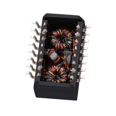Cina LP1183NL Single Port 10/100 BASE-T SMD 16 Pin Ethernet Networking Transformer Moduli in vendita