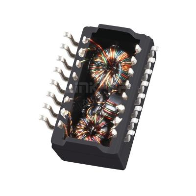 Cina LP2024NL 10 Base -T Single Port Isolation Transformer Modules 16 Pin SMD in vendita