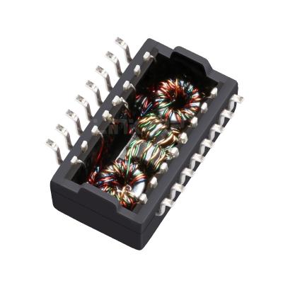 China LP1107NL 10/100 Base-T Single Port SMD 16 Pin Lan Transformer Modules Te koop