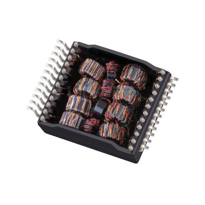中国 LP5009ANL 10/100 ベース-T 単ポート SMT 24 PIN POE テレコム LAN トランスフォーマー 販売のため