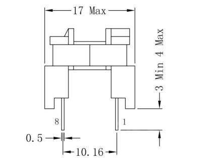 中国 Wurth 750370423 互換 LINK-PP LPA0821PNL シングルポート 8 PIN LAN トランスフォーマー モジュール 販売のため