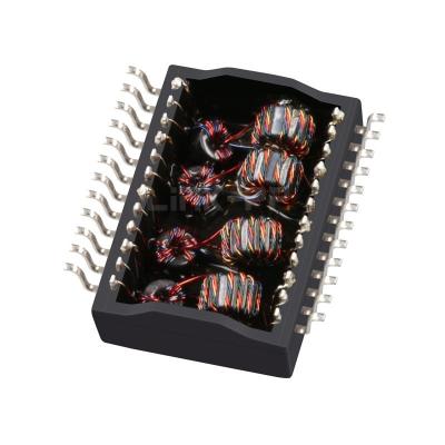 Cina LP5004NL Trasformatore LAN a singola porta SMD 100/1000 BASE-T 24 pin in vendita