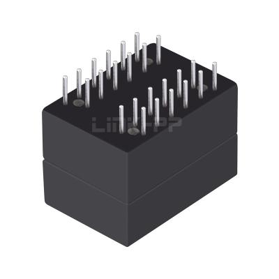 Cina LP82460PNL Single Port 10/100/1000 BASE-T Gigabit Ethernet Transformer THT 24 pin in vendita