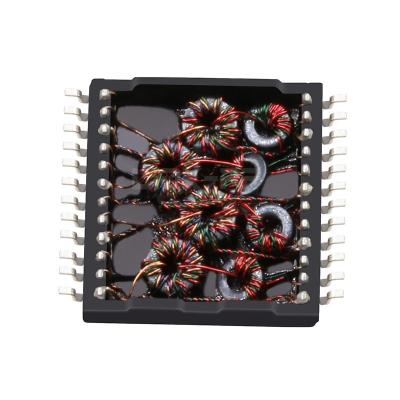 Cina LP82442NL Single Port 1000 BASE-T SMD 24 pin Low Profile Ethernet Magnetics Transformer Moduli in vendita