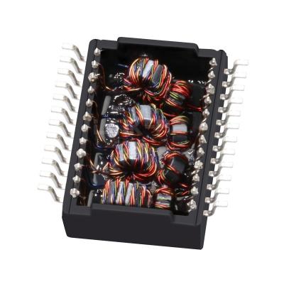 Cina VP6014HF a entrambe le parti Compatibile LINK-PP LP5006ANL 10/100/1000 Base-T Single Port SMD 16 PIN PoE+ Ethernet Telecom Transformer in vendita