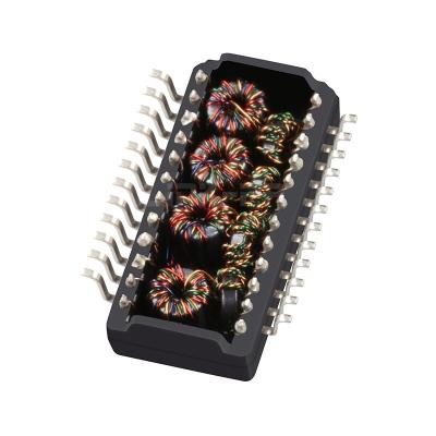Cina LP82401HNL 2.5G Base -T Port singolo Low Profile Lan Transformer Moduli magnetici SMT 24 Pin in vendita