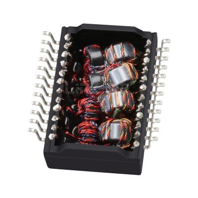 Cina WE 749052051 Compatibile LINK-PP LP72431ANL 10G Base-T Single Port SMD PoE++ 24PIN Trasformatore magnetico discreto in vendita