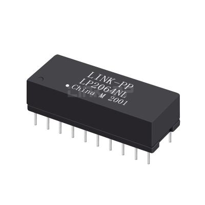 中国 両手 13F-2010CNL コンパティブル LINK-PP LP2064NL 10/100 ベース-T デュアルポート SMD 20PIN イーサネット LAN マグネット トランスフォーマー 販売のため