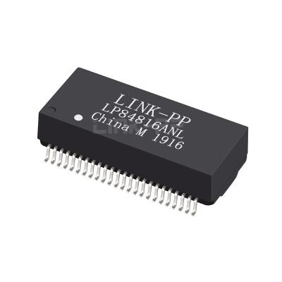 Cina Hanrun HR664851E Compatibile LINK-PP LP84816ANL 10/100/1000 Base-T Dual Port SMD 48PIN Telecom Ethernet Lan Magnetics in vendita