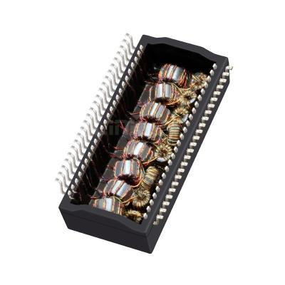 中国 LP5012NL 1000 Base-T デュアルポート 48ピン SMD イーサネット トランスフォーマー モジュール 販売のため