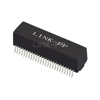 中国 LP85007NL 100/1000 ベース-T デュアルポート SMD 50PIN イーサネット テレコム トランスフォーマー モジュール 販売のため
