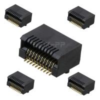 China E81M0-002-01-LT SFP Receptacle Connector Solder Surface Mount 20 Position, Right Angle for sale