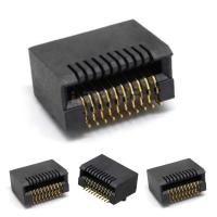 China E81M0-002-02-LT 20 Position SFP Receptacle Connector Solder Surface Mount, Right Angle for sale