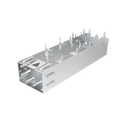 Cina LINK-PP LP11AC02001 1x1 Port SFP Cage Through Hole senza tubo di luce in vendita