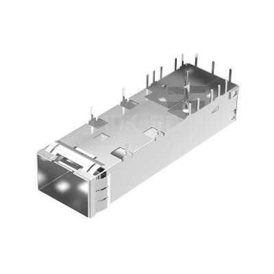 Cina LINK-PP LP11BCS1000 SFP 1x1 Cage Solder Through Hole Right Angle in vendita