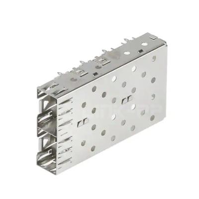 Cina 1761014-3 Posizione SFP Cage Ganged (1 x 2) Connector Press-Fit Through Hole in vendita