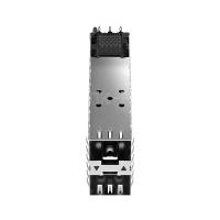 China LP21AC01301 SFP 2x1 Cage Connector With Outer LightPipe for sale
