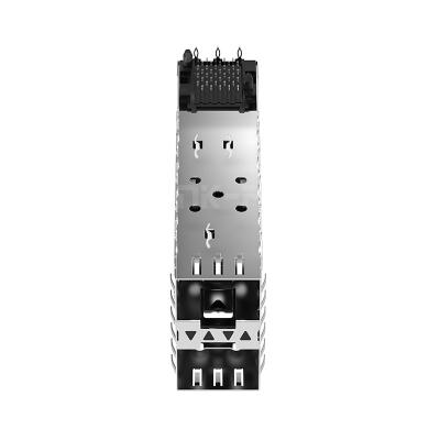 Cina LP21AC02101 2x1 SFP Cage Connector Press-Fit con tubo di luce interno/esterno in vendita