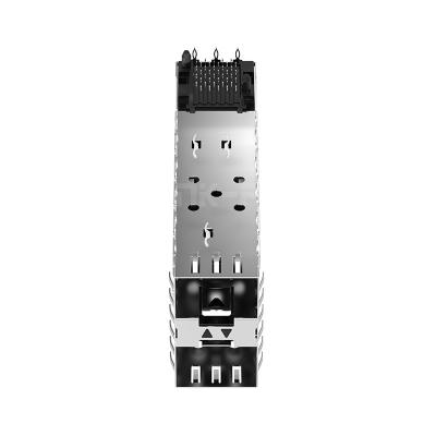 Cina LP21AC02201 2x1 Port SFP Cage Connector Press-Fit con tubo di luce interno in vendita