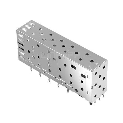 Cina LINK-PP LP21AC02301 SFP 2x1 Cage Connector Press-Fit con tubo di luce esterno in vendita