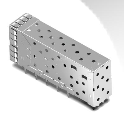 Cina LINK-PP LP21BC01301 2x1 Port SFP+ Cage Connector con Lightpipe esterno in vendita