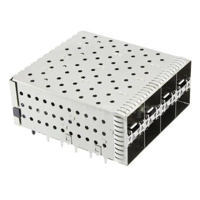Cina TE 2007394-5 SFP+ Contenitore con cage ganged (2x4) connettore inclusa luce in vendita