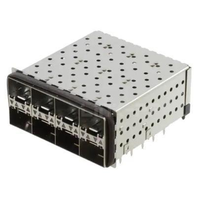 Cina 2007399-5 SFP+ Cage Assembly 2x4 Port con connettore integrato incluso Lightpipe 16 Gb/s in vendita
